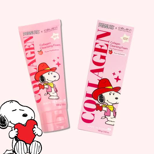 Collagen Cleansing Foam / Snoopy – sacosmetics
