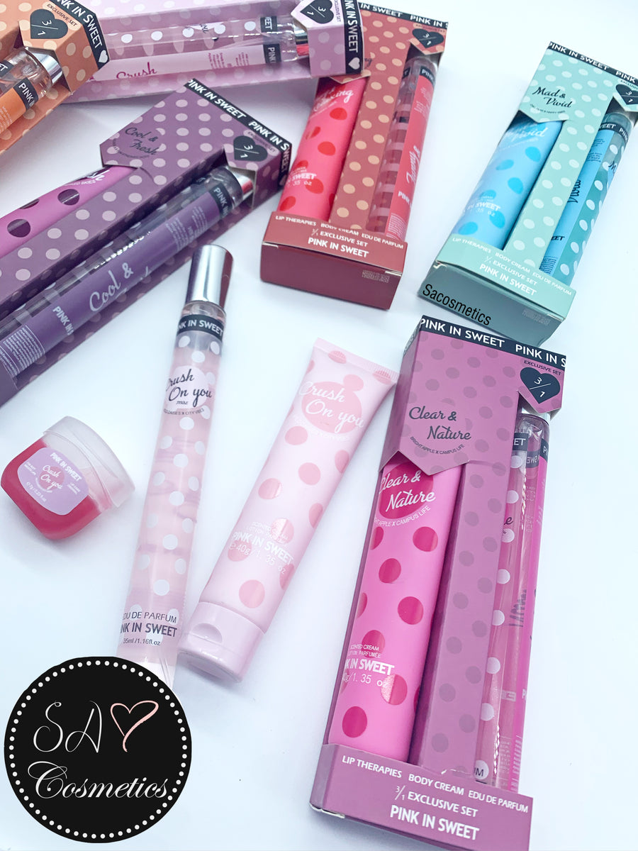 Kit pink in Sweet – sacosmetics